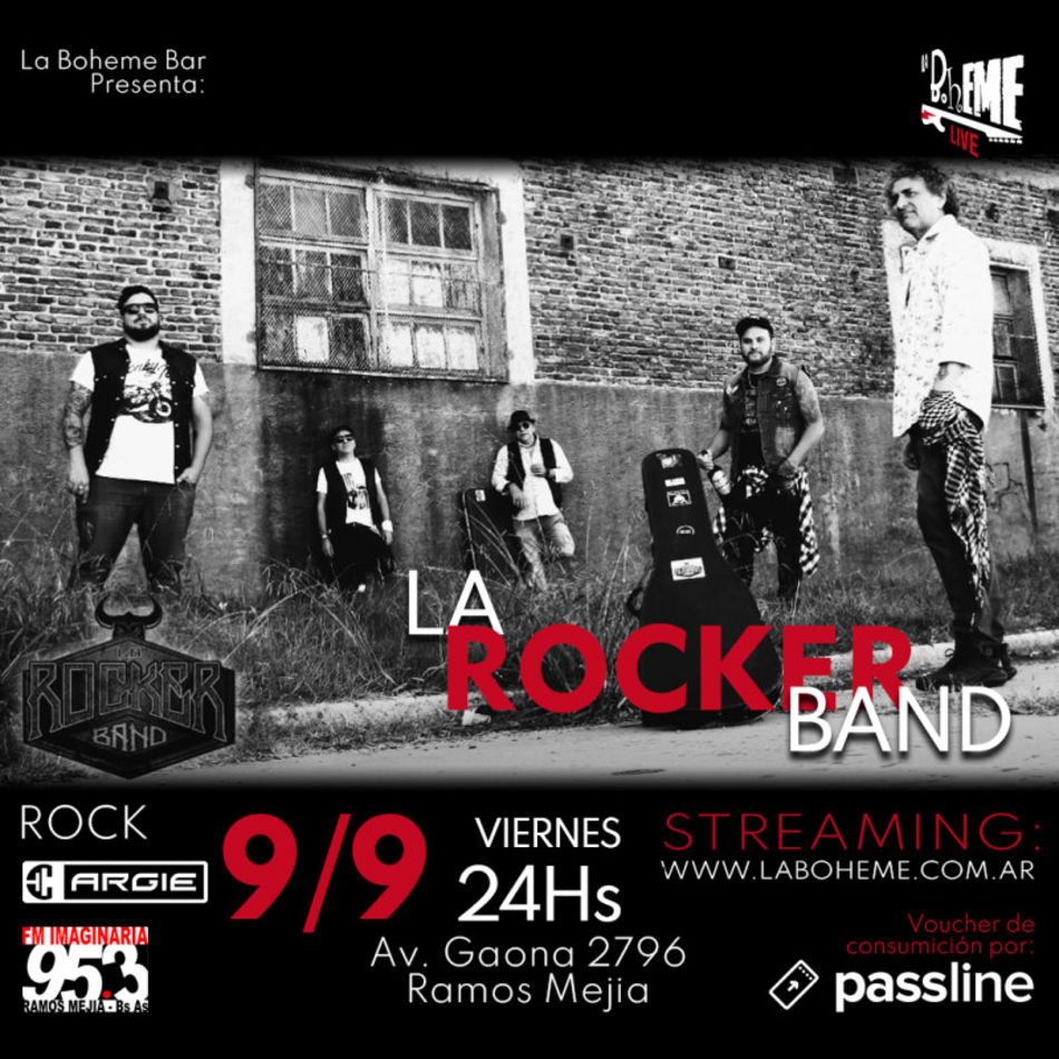 La Rocker Band En La Boheme Bar