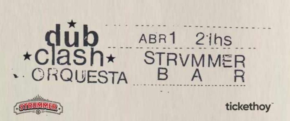 Dub Clash Orquesta En Strummer Bar