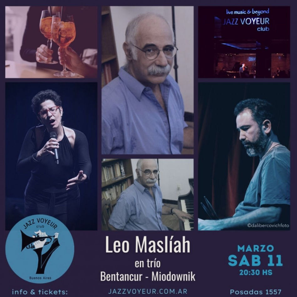 Leo Maslíah En Trío En Jazz Voyeur Club