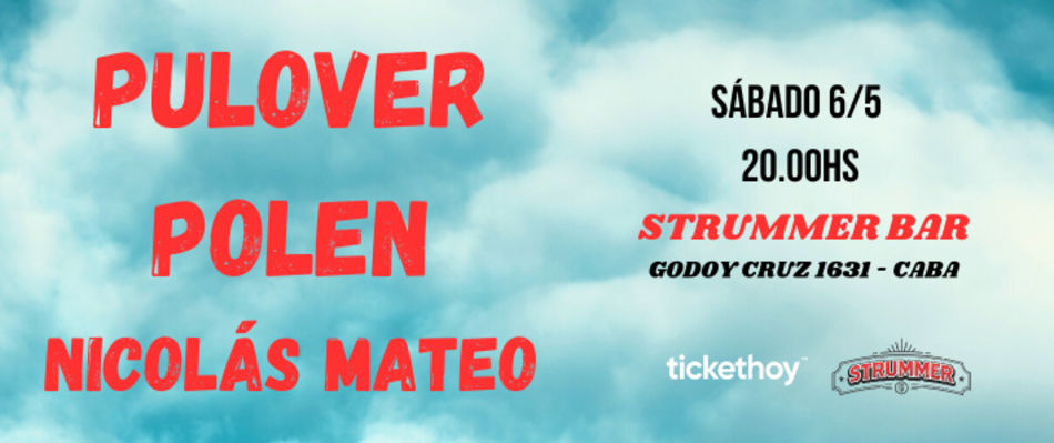 Pulover, Polen y Nicolás Mateo En Strummer Bar