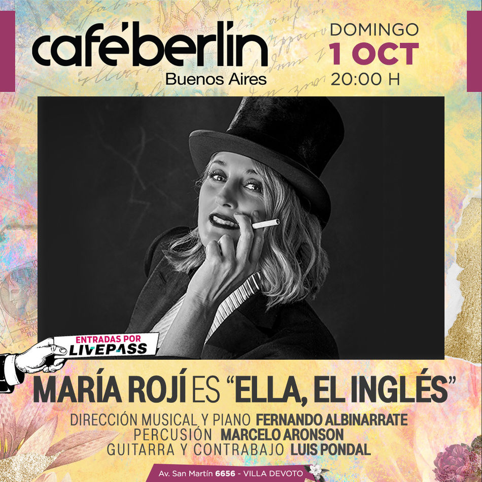 Maria Roji Es Ella, El Ingles En Cafe Berlin