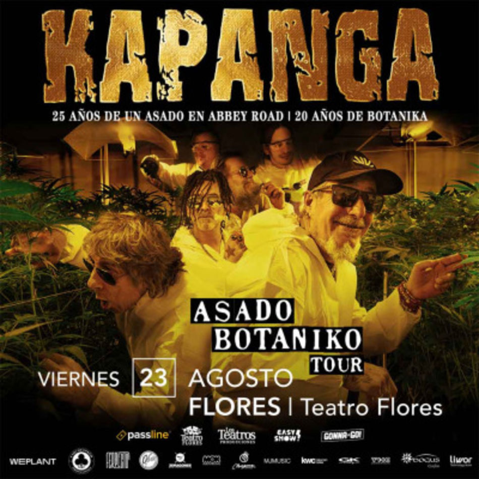 Kapanga Presenta "Asado Botániko Tour" En El Teatro Flores